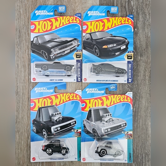 Toys | Fast Furious Diecast Car Set Black And Gray | Poshmark
